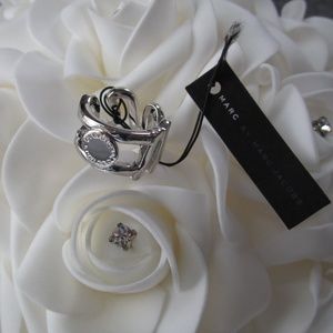 Marc Jacobs | Jewelry | Nwt Marc Jacobs Silver Script Signature Logo ...